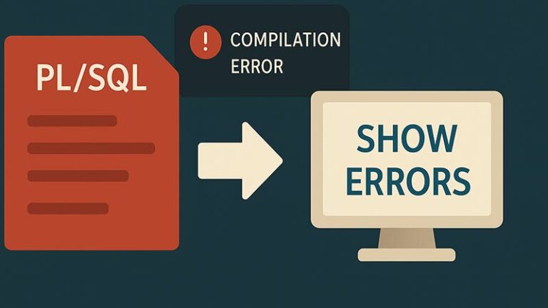 【PL/SQL】コンパイル時エラーと警告の対処法｜SHOW ERRORS・USER_ERRORSの使い方 | コーディングライフスタイル