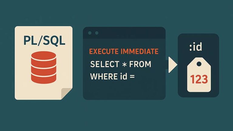 【PL/SQL】動的SQLのセキュアな書き方｜EXECUTE IMMEDIATEとバインド変数の正しい活用 | コーディングライフスタイル