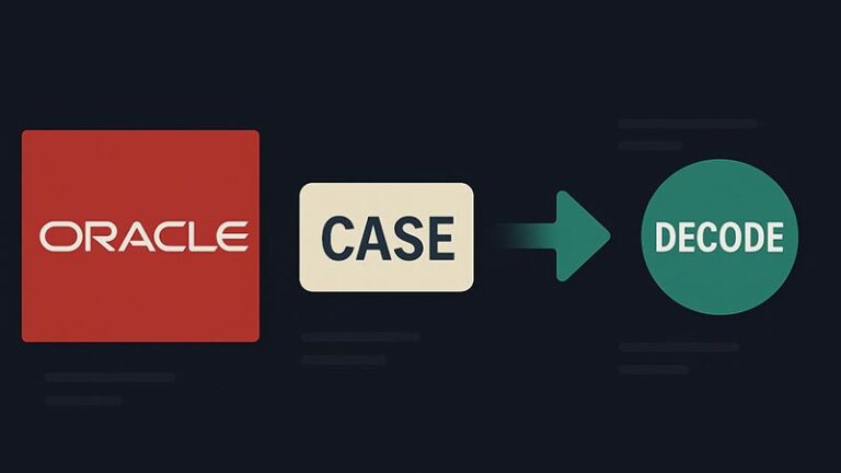 【Oracle】CASE文とDECODE関数の違いと使い分け | コーディングライフスタイル
