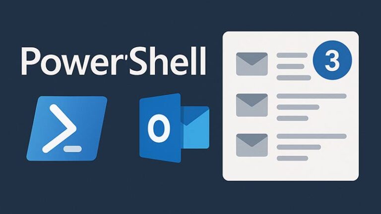 【PowerShell】Outlookの特定フォルダ内の未読メールを一覧表示する方法 | コーディングライフスタイル