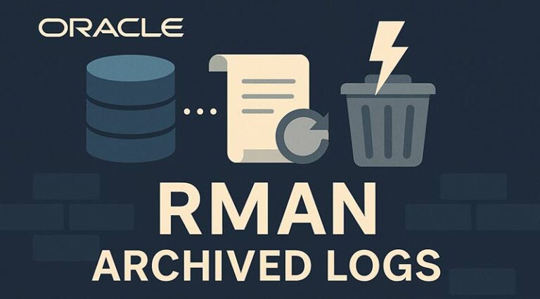 【Oracle】RMANでアーカイブログを自動削除する方法｜スペース不足を防ぐ | コーディングライフスタイル