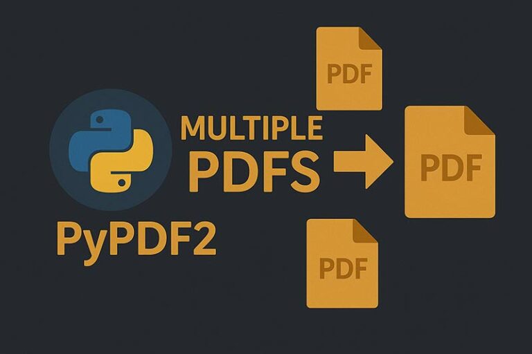 【Python】複数ファイルのPDFを1つに結合する方法｜PyPDF2の使い方 | コーディングライフスタイル