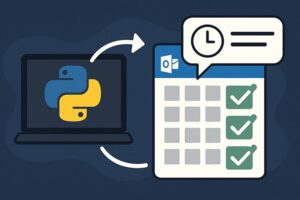 【Python】Outlook予定表の空き時間を自動取得する方法｜会議調整を効率化 | コーディングライフスタイル