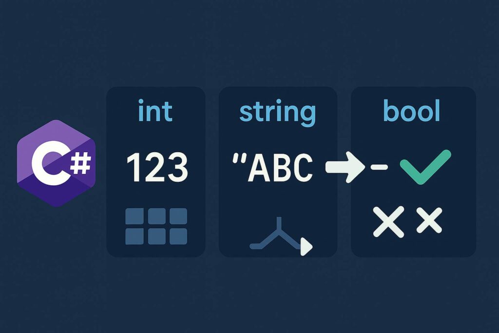 【C#】変数とデータ型の基本｜int・string・boolの使い分け | コーディングライフスタイル